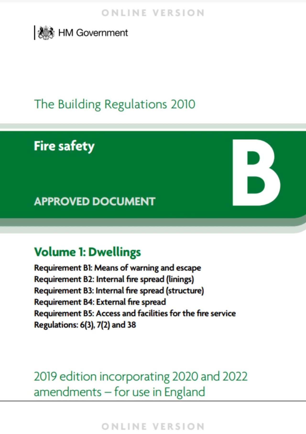 - EWI And UK Fire Regulations